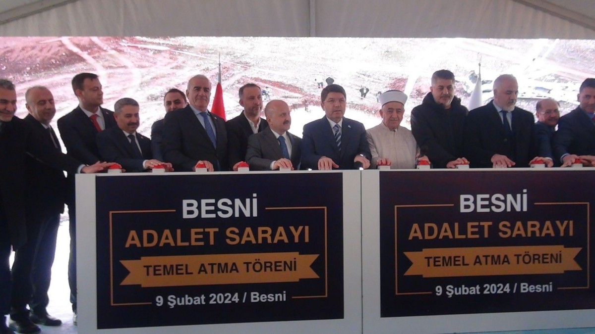 Besni Adalet Sarayı’nın temeli atıldı - Adıyaman Haber - Adıyaman ...